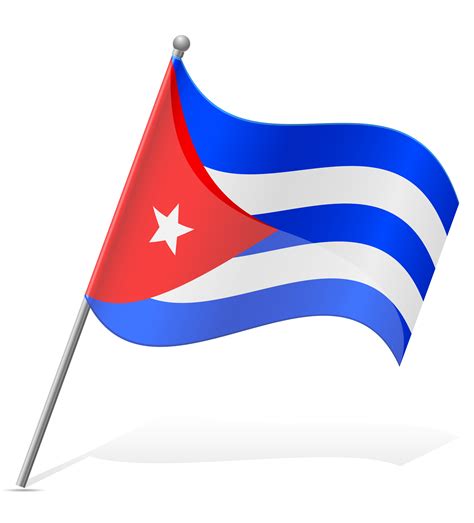 Flag Of Cuba Vector Illustration 493423 Vector Art At Vecteezy