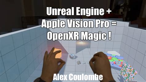 Unreal Engine On Apple Vision Pro Unofficial Early Adopter Guide