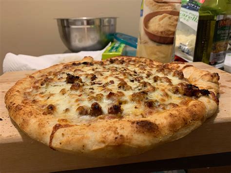 Homemade Sausage Pizza R Food