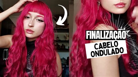 Como Finalizar Cabelo Ondulado A B C Youtube
