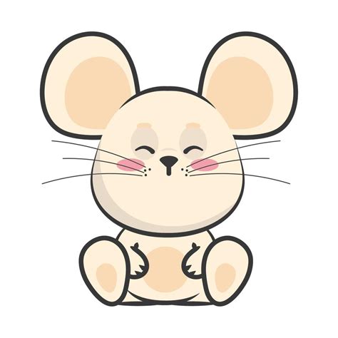 Cute Mouse Kawaii 10967776 Vector Art At Vecteezy
