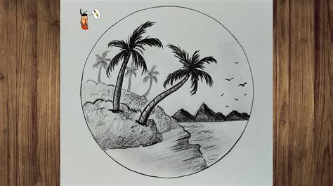 Desenho F Cil De Paisagem L Pis Como Desenhar Paisagem F Cil