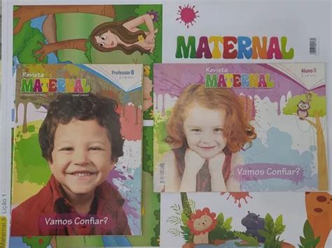 Kit Revista Cpad Maternal Aluno Professor Visuais Tema Vamos