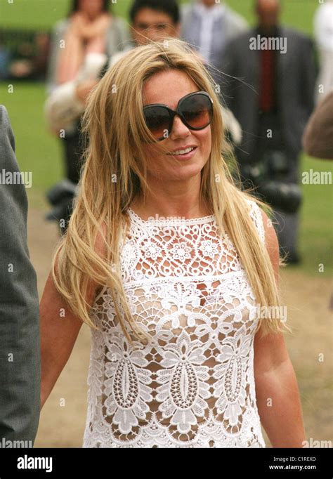 Geri Halliwell Cartier International Polo Tournament Held At The Guards