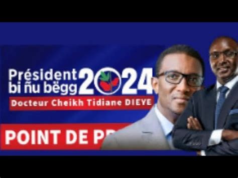 En direct première réaction de Docteur Cheikh Tidiane Dieye sur le