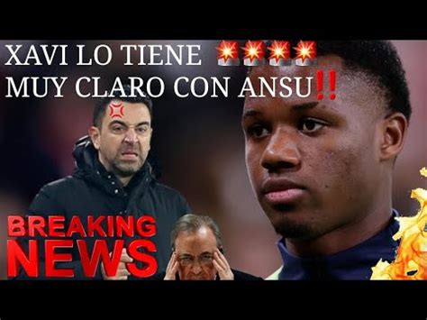 Polemica Gorda Ansu Fati Xavi Y El Bar A Ultima Hora