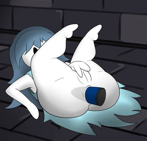 Rule 34 Anal Ass Dildo Female Ghost Simple Background Solo Solo Focus Spookys House Of Jump