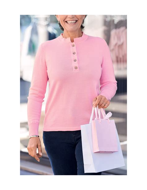 Pull laine fine mérinos femme col montant Made in France B Solfin