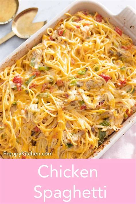 You Will Love This Easy Homemade Chicken Spaghetti Recipe This Easy