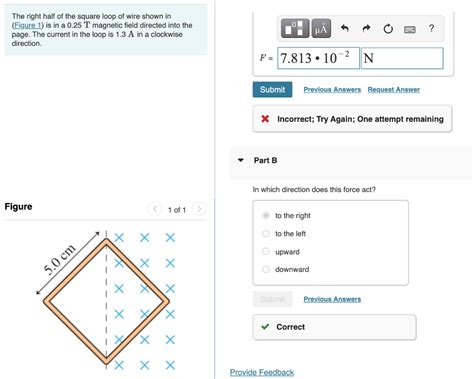 solved lo the right half of the square loop of wire shown in