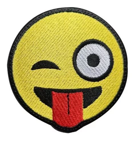 Parche Aplique Bordado Emoticon Emoji Icono Enojado En Venta En Vicente