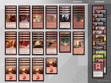 Pauper Mono Red Goblins Deck By Matteo Gobbo MTG DECKS