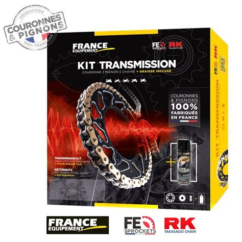 Kit chaine France équipement Origine ultra renforcée acier graisse