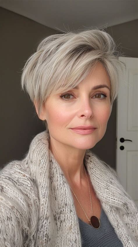Pixie Hairstyles For Women Over Low Maintenance Fringe And