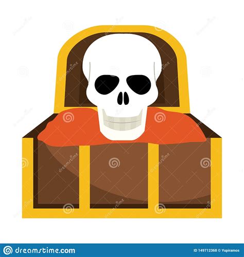 Ejemplo Aislado Del Vector Del Dise o Del Cofre Del Tesoro Ilustración
