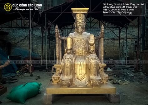 Đúc Tượng Vua Lý Thánh Tông Bằng Đồng Đỏ Cao 2m36 Cho Khu Du Lịch Quảng