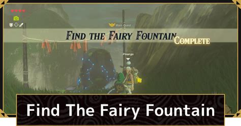 BotW Find The Fairy Fountain Main Quest Walkthrough Zelda Breath
