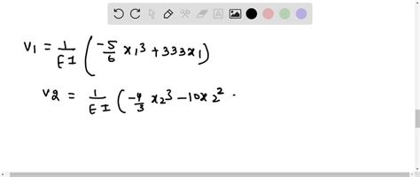 solved determine the equations of the elastic curve using the x1 and x2 coordinates what is the