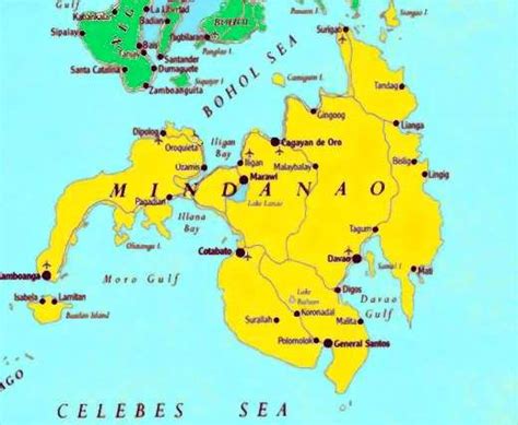 Map Of Northern Mindanao