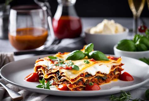 Lasagnes végétariennes à la ratatouille et chèvre frais