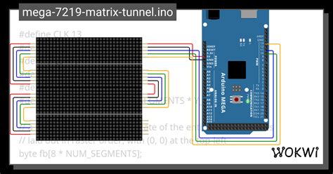 Mega Matrix Tunnel Ino Copy Wokwi Esp Stm Arduino Simulator