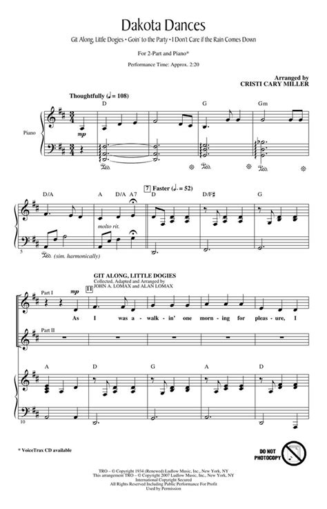 Cristi Cary Miller Dakota Dances Sheet Music Notes Chords