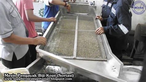 mesin pengayak biji kopi mesin sortasi biji kopi youtube