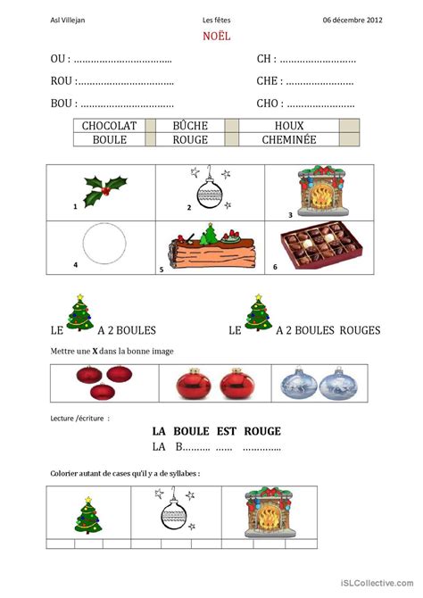 Noël1 prononciation Français FLE fiches pedagogiques pdf doc