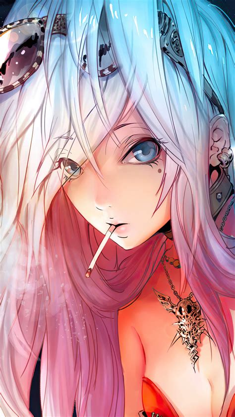 Chica Anime Fumando Fondo De Pantalla 4k HD ID 5394