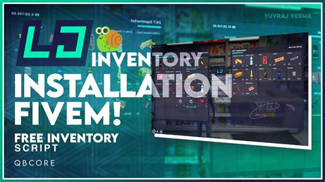 Lj Inventory Installation Free Inventory Script For Qbcore