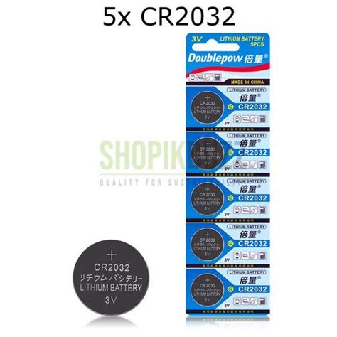 CR2032 5pcs Button Battery 3V Coin Cells Shopikbuzz