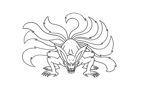 35 Desenhos Do Kurama Para Imprimir E Colorir Pintar