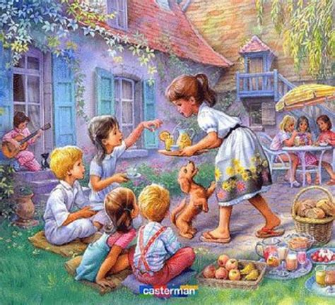 L heure du goûter puzzle en ligne