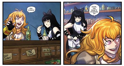 Ruby Bumbleby Is Canon On Twitter Yang And Blake Go On A
