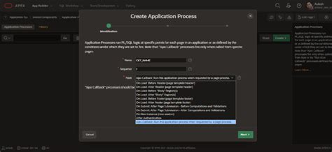 How To Create Application Process And It S Usage In Oracle APEX