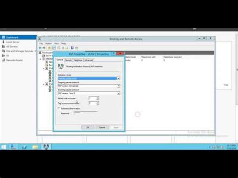 Konfigurasi Routing Protocol RIPv2 Di Windows Server 2012R2 YouTube