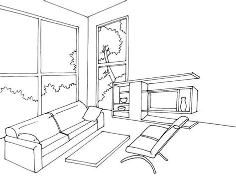 Coloriage Salon 15 Coloriage Salon Coloriages Maison