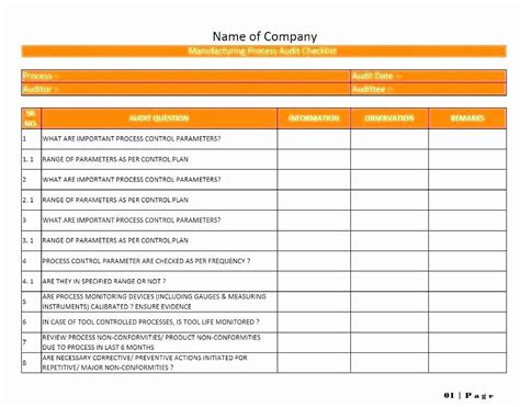 Audit Report Template Excel Elegant Audit Template Excel Audit