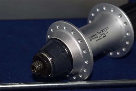 Shimano Deore Xt Fh M Rear Hub Speed Hole Rim Brake Silver