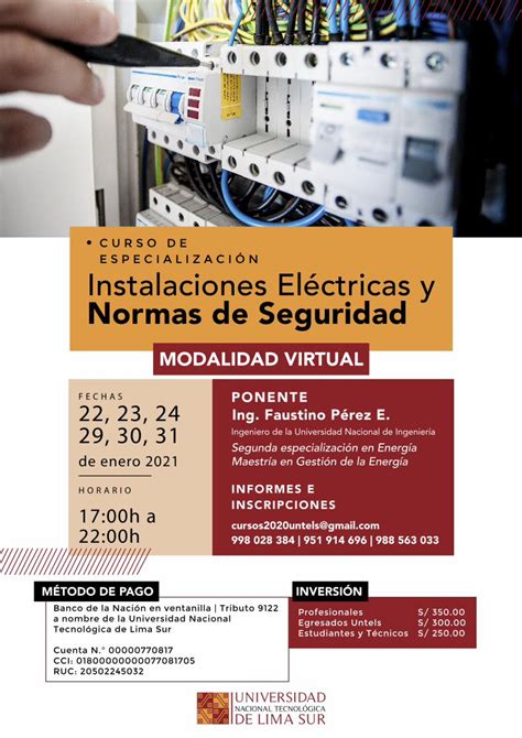 PDF ESPECIALIZACIÓN Instalaciones Eléctricas y Normas de Seguridad