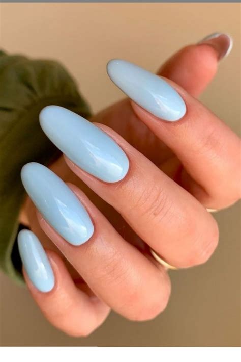 Cute Summer Pastel Nails With Almond Shaped Nails