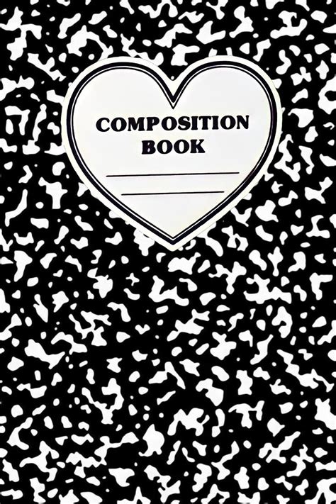 Composition Book Cover Template