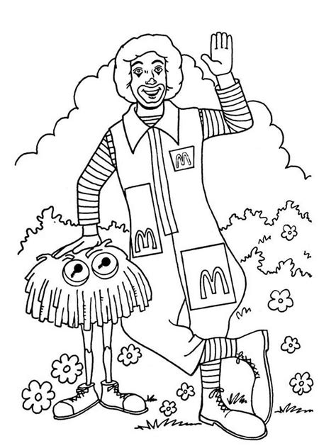 Printable Ronald Mcdonald Coloring Sheets Web Free Printable Ronald