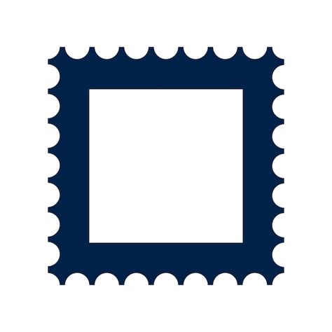 Premium Vector Postage Stamp Icon Vector Illustration