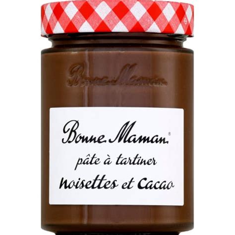 Bonne Maman Pate à tartiner noisette et cacao Monoprix fr