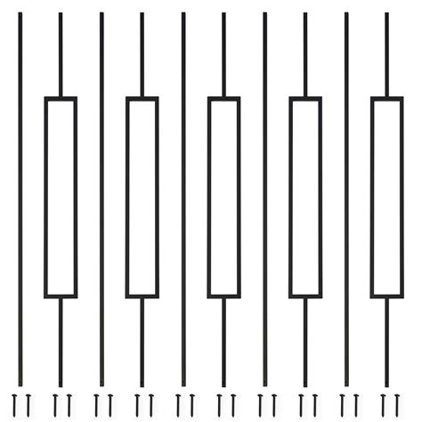 10 Pack Wrought Iron Balusters Set LMYYGOO Iron Balusters For