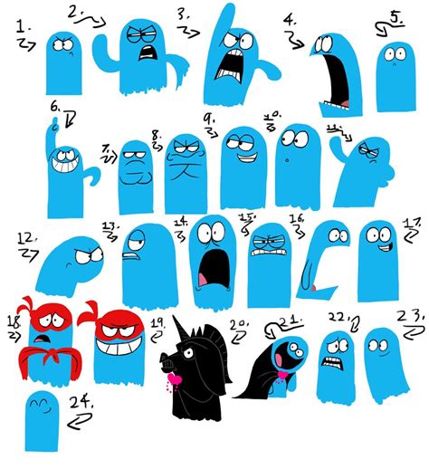 Expression Sheet Foster Home For Imaginary Friends Imaginary Friend
