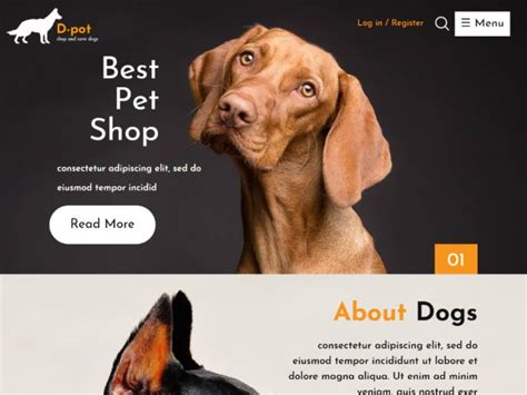 20 Pet Shop Website Templates Free TemplatesJungle