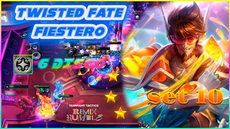 Composicion Meta En El Set 10 De TFT Disco Con Twisted Fate Carry 3