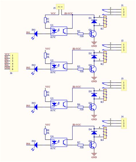 Relay Module Circuit Diagram